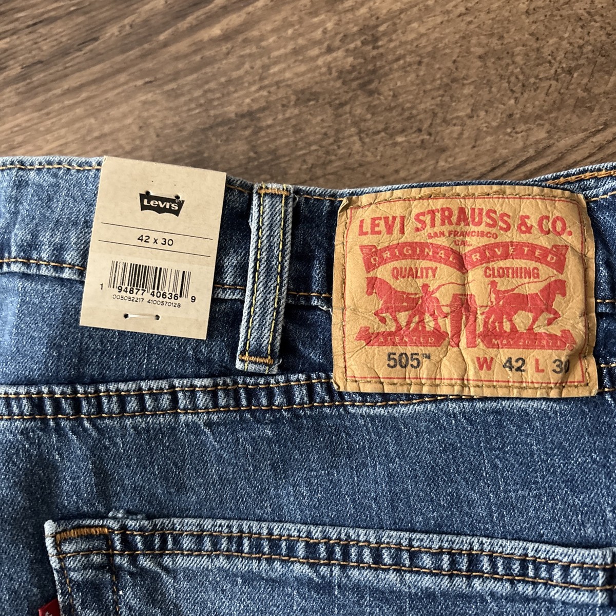 Levi's Men's 505 Regular-fit Jeans Fremont Drop Shot - Medium