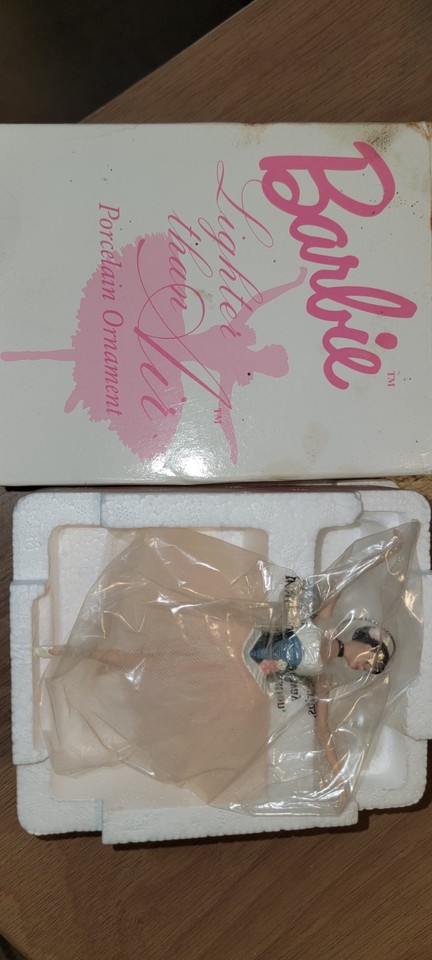 Vintage 2001 Barbie Lighter Than Air Porcelain Ballerina Ornament with BoxBallet | eBay
