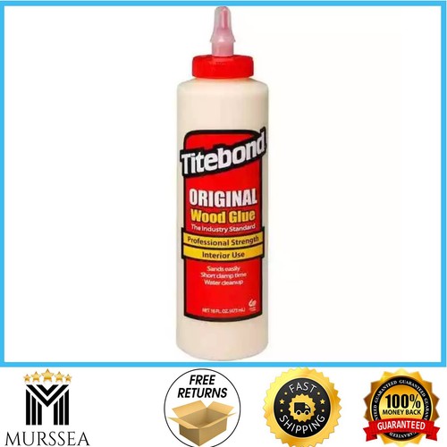 Titebond Original Strong Wood Glue 16 oz: Durable, Waterproof, Adhesive ...