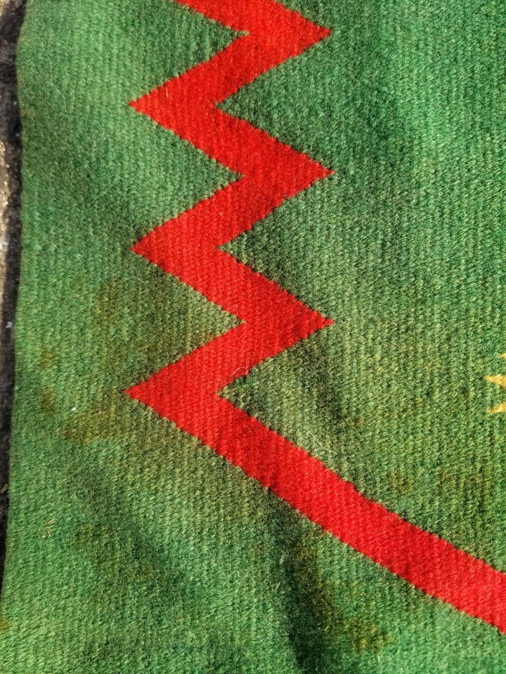 Vintage Navajo Handwoven Beautiful Native American Rug Carpet 55x51 cm ...