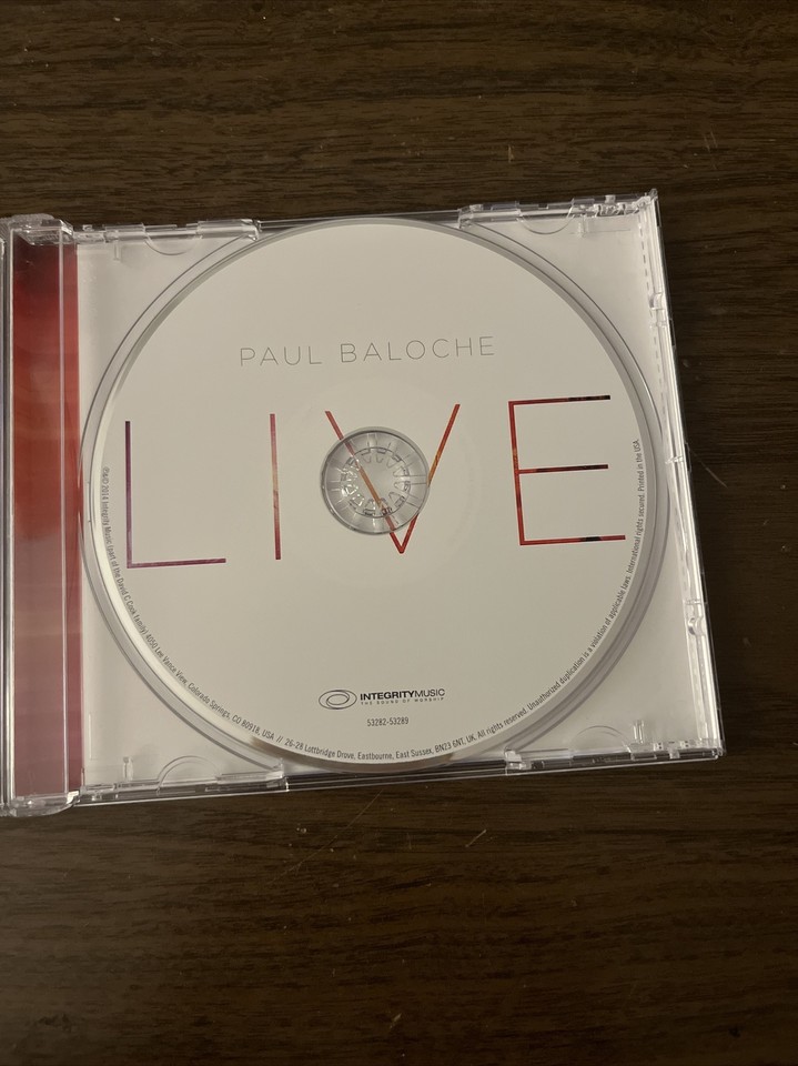 Paul Baloche Live CD 768532829| eBay