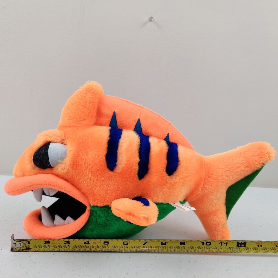 Elko usa inc Angry Fish Stuffed Animal Plush Toy Piranha | eBay