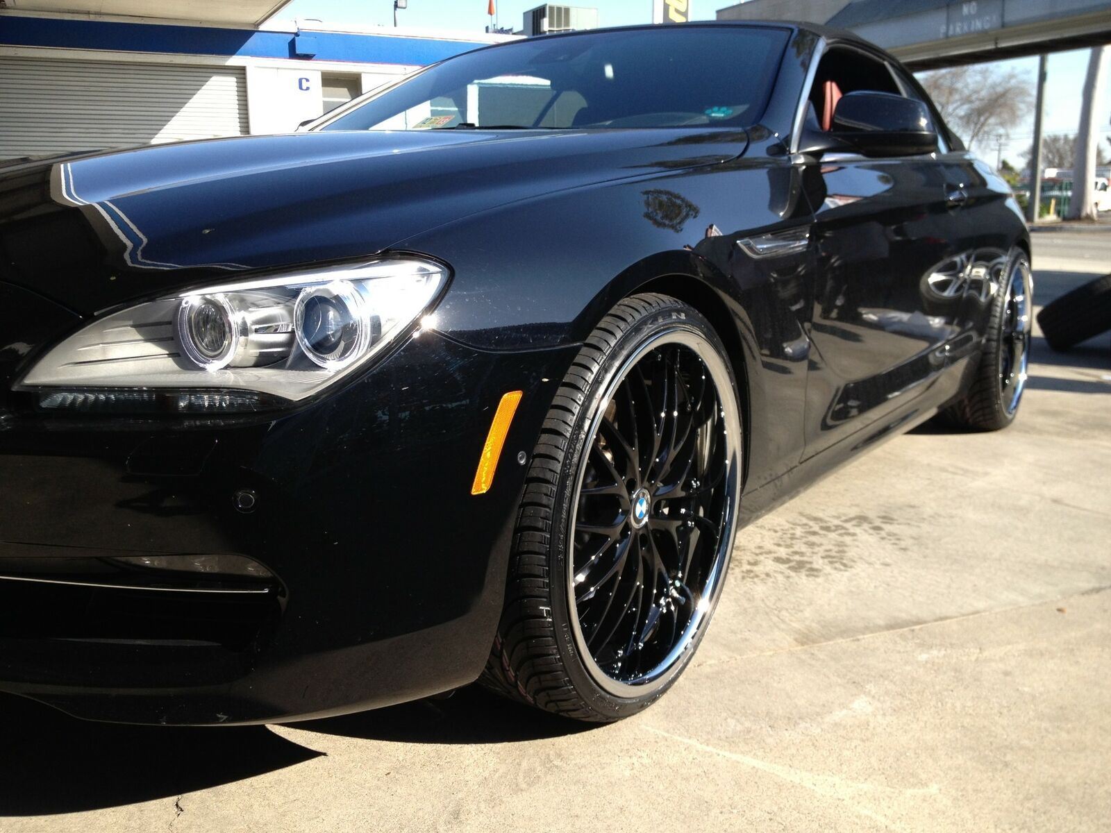 19-inch BMW GT1 Wheels/Rims 320i 328i 330i 335i Staggered Gloss Black ...