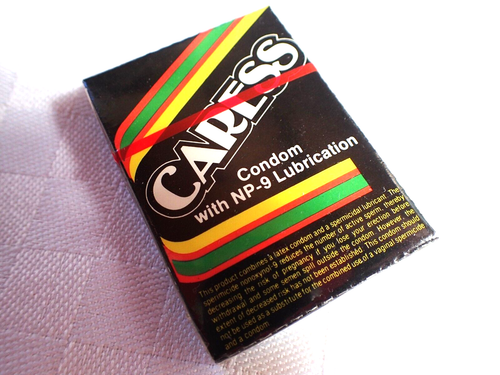 VINTAGE PRE 1996 NEW CARESS CONDOM PROPHYLACTIC RUBBER SEALED IN ...