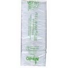 Crown Poly Pull-N-Pak Hippo Sak Wet Pak Bag White/Green, 15" x 20 ...