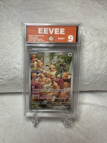 EEVEE- 2024 POKEMON TWILIGHT MASQUERADE- ACE MINT 9 - POKEMON TCG | eBay