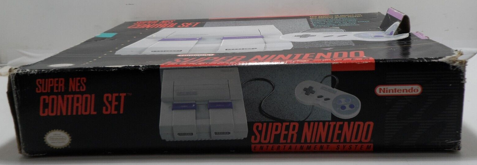 Super Nintendo SNES Control Deck Complete In Box (No inner packaging ...