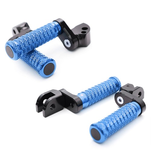 Blue M-Grip 1 inch Extended Front Rear Foot Pegs For CBR650F 14 15 16 ...