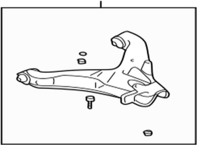 MR496795 Mitsubishi Arm assy, fr susp, lwr lh MR496795, New Genuine OEM ...