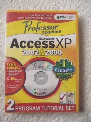 30100 - Professor Teaches Access XP 2002 / 2000 [NEW / SEALED] - PC ...