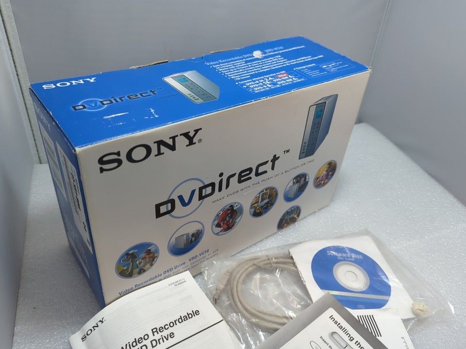 Sony VRD-VC10 DVD DVDirect Recorder Video DVD Drive- UNTESTED UNUSED | eBay