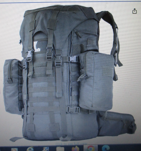 BACKFERRY 60L -Large Military Backpack Army Rucksack Tactical MOLLE ...