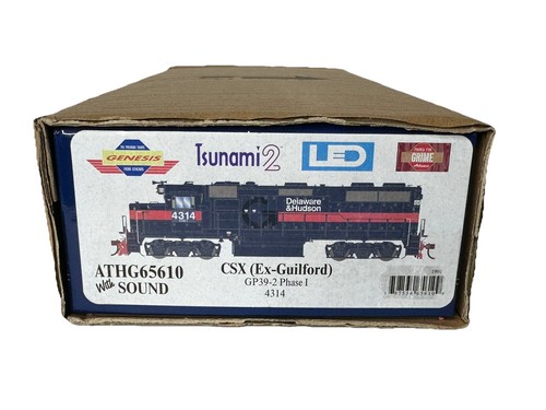 Athearn Genesis 65610 HO GP39-2 CSX(Ex-Guilford) Locomotive DCC/Sound ...