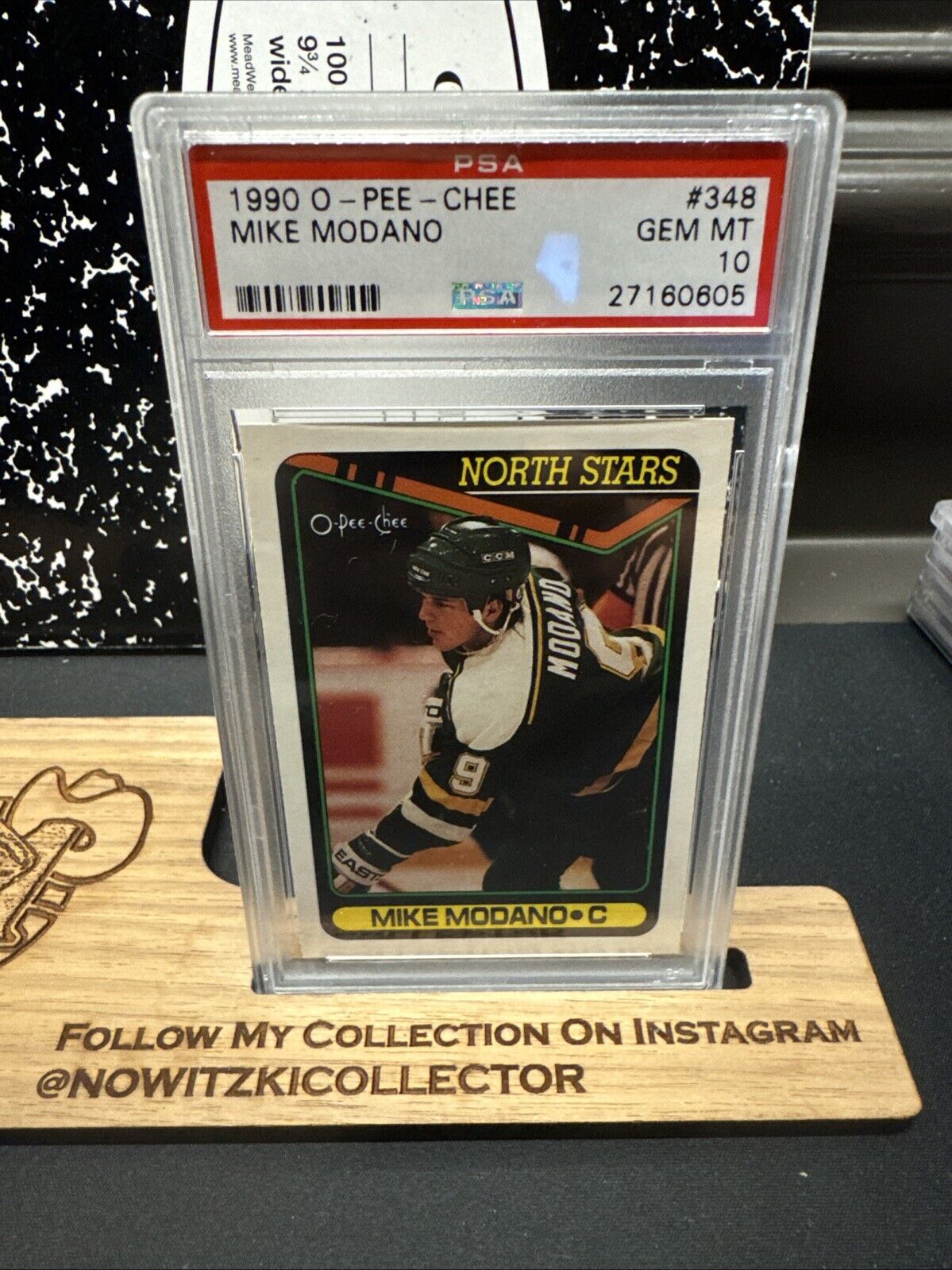 1990 OPC HOCKEY 348 MIKE MODANO RC NORTH STARS ROOKIE CARD PSA 10 | eBay