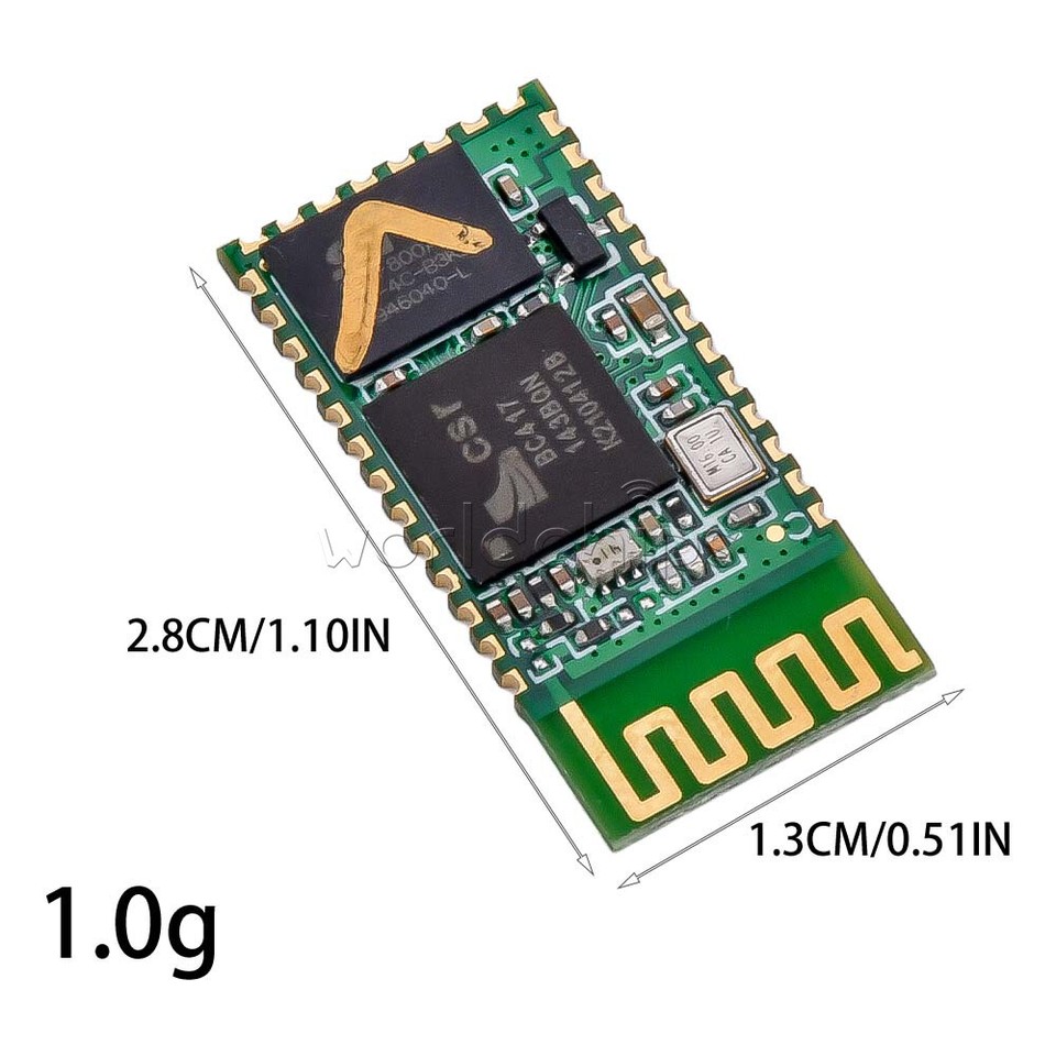 10Pcs Serial RS232 TTL HC-05 30ft Wireless Bluetooth RF Transceiver ...