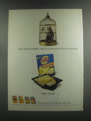 2001 Frito-Lay Snack Kits Ad - Some things shouldn't come in a ...