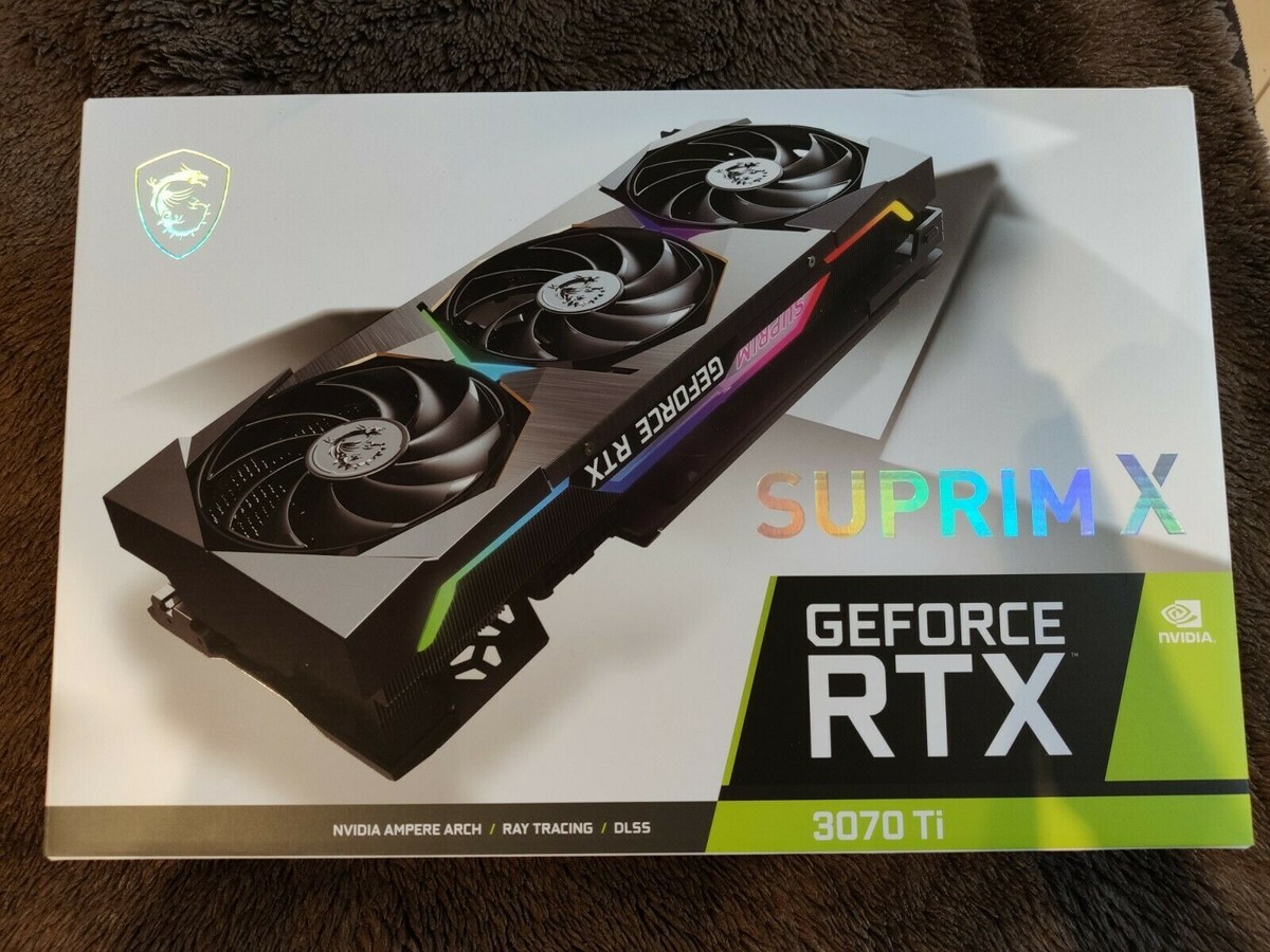 MSI GeForce RTX 3070 Ti SUPRIM X 8GB GDDR6X Graphics Card MSI GeForce RTX 3070 Ti SUPRIM X 8GB GDDR6X Graphics Card