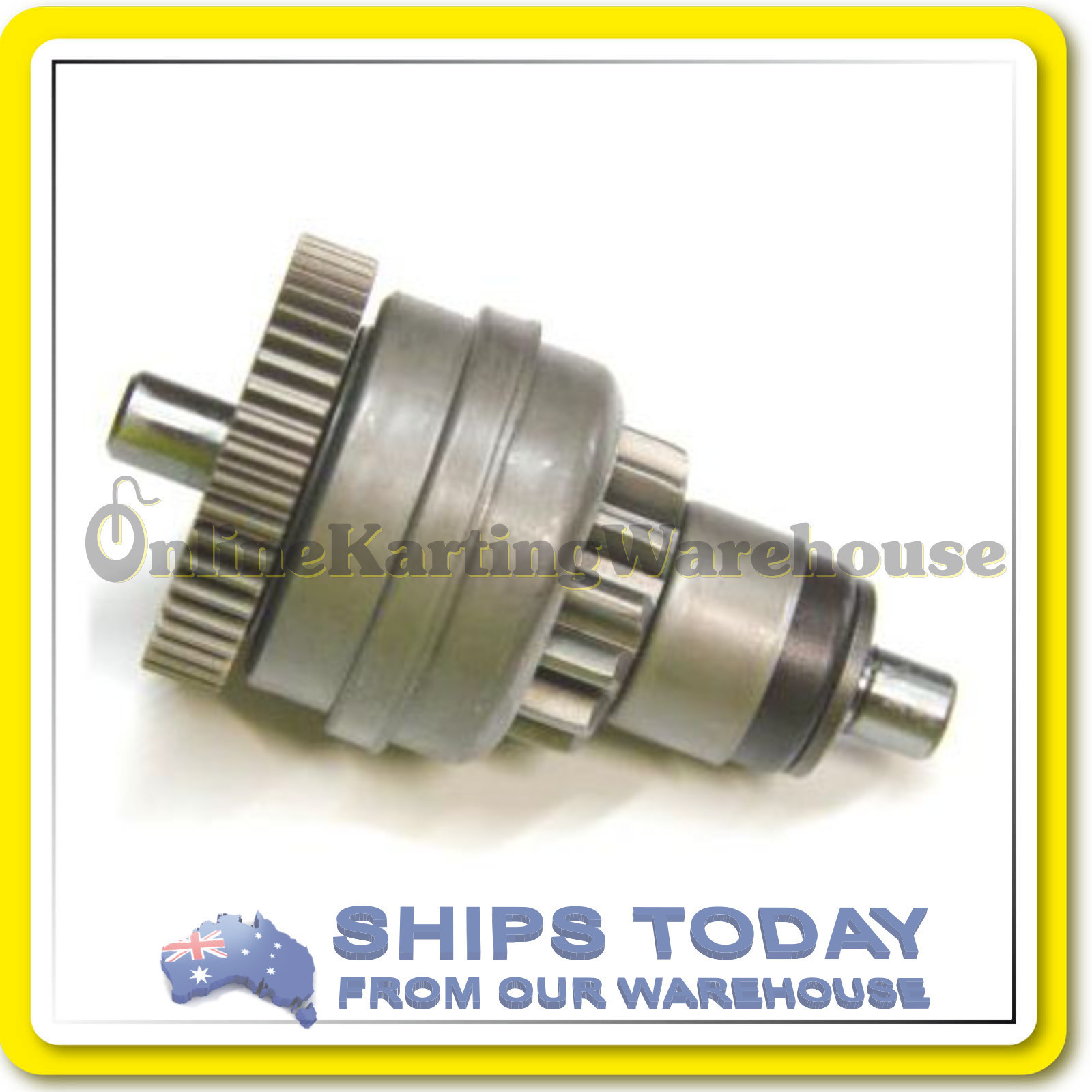 GO KART STARTER PINION BENDIX GEAR All Rotax, Mini Rok, IAME X30 RL ...