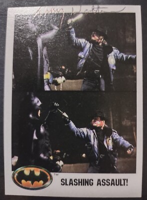 TRACEY WALTER AKA BOB THE GOON SIGNED AUTOGRAPHED 1989 TOPPS BATMAN ...