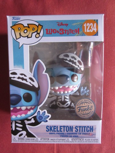 POP FUNKO 1234 SKELETON STITCH DISNEY LILO et STITCH figurine funko ...