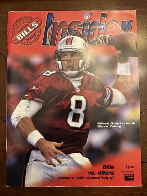 NFL Insider Program Bills vs 49ers October 4 1998. | eBay