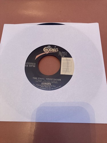 Europe- The Final Countdown Vinyl 45 Record | eBay