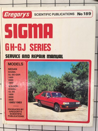Sigma [GH-GJ series] service and repair manual | eBay Australia