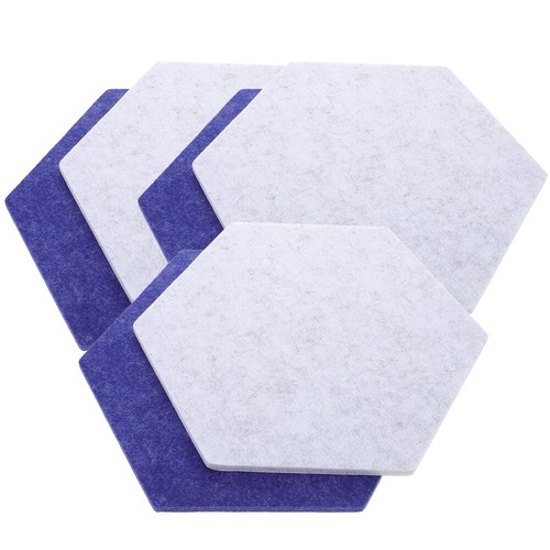 6 Pcs Babillard En Feutre Hexagonal Fille Travail Tableau De Liège ...