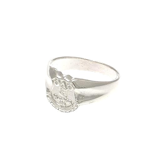 EVERTON FC NEW CREST LICENSED EFC SILVER PLATED CREST RING COMPLETE IN ...
