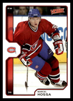 2002 Upper Deck Victory #115 Marcel Hossa Montreal Canadiens | eBay