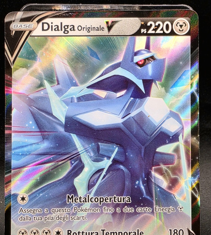 Pokemon Card Dialga Originale V Lucentezza Siderale 113/189 Full Art ...