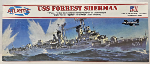 Atlantis USS Forrest Sherman Destroyer Ship 1:320 Scale Model Kit #H352 ...