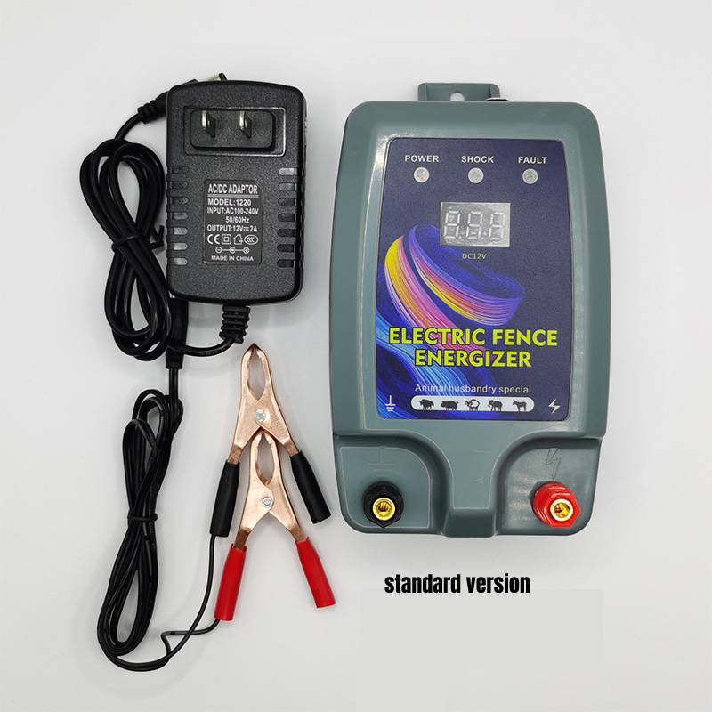 10KM Electric Fence Fencing Charger Controller For Sheep Cattle Poultry ...
