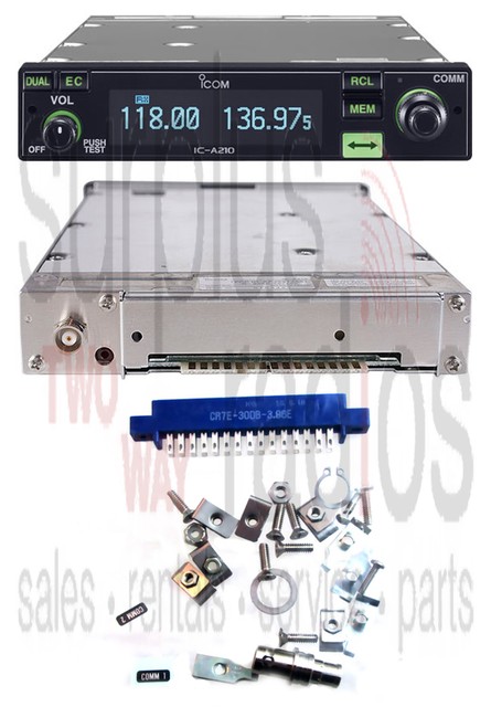 Icom A21025 IC-A210 760CH VHF Air Band Transceiver VFO Ground Airport ...