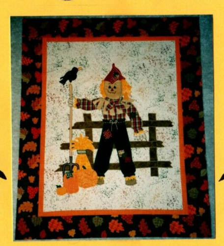 Cornfield Ragamuffin Scarecrow Wall Quilt Pattern Primitive Folk Harvest Crow | eBay