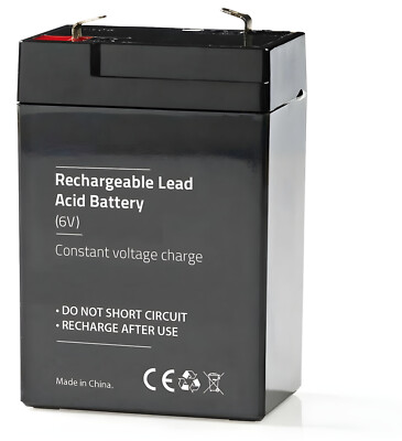 6V Classic Motorcycle Sealed Lead Acid Battery 6V 4AH Non-Spillable for ...