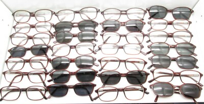 SET of 28 VINTAGE ROMCO MILITARY R-5A EYEGLASSES FRAMES eyewear bulk ...