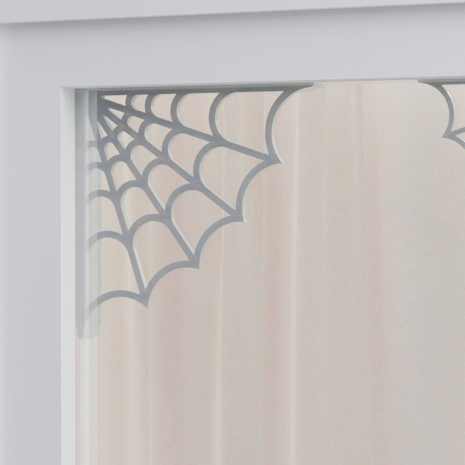 Spider Cobweb Halloween Decoration For Window Corner's 3 Pack | eBay UK