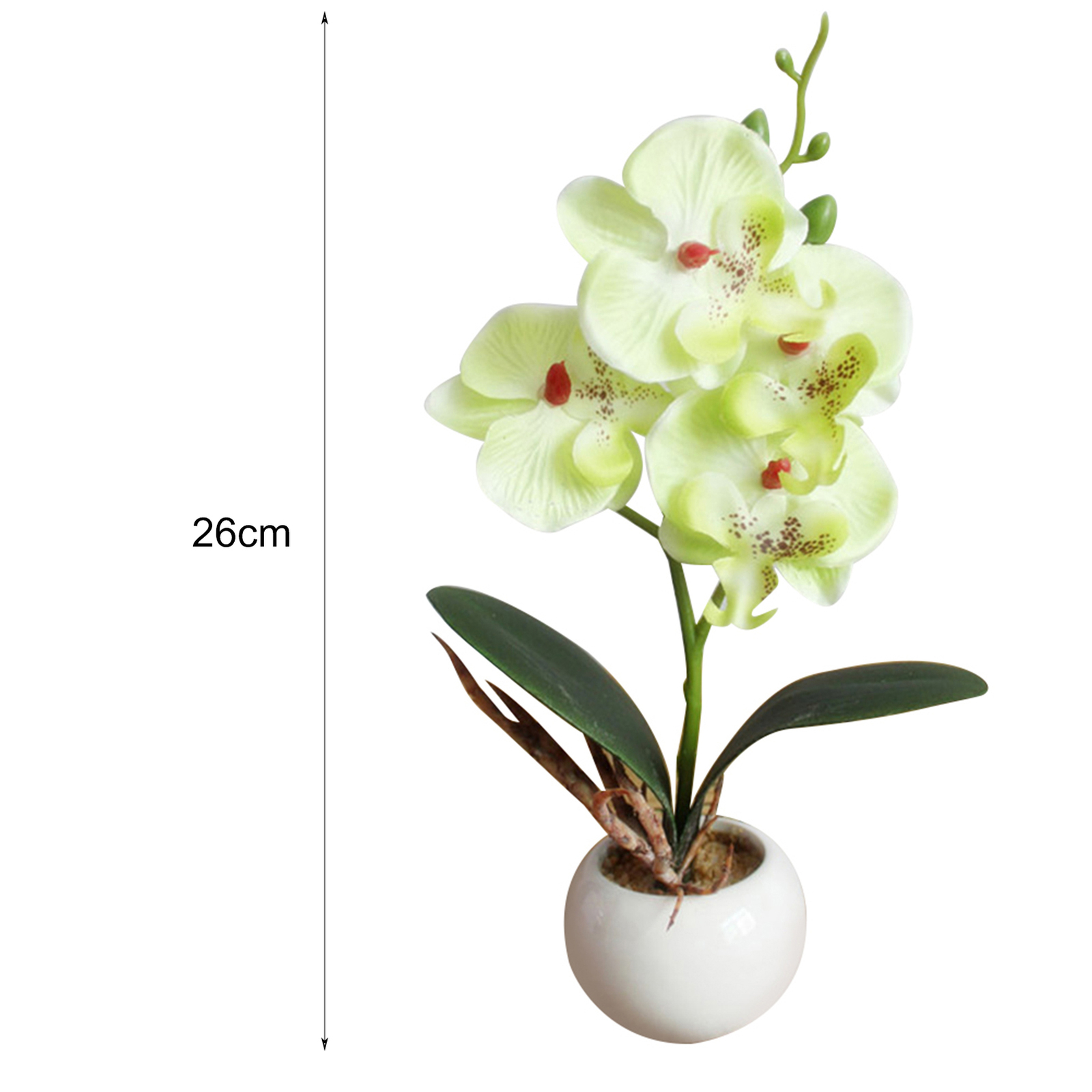 Artificial Flower Bonsai Four Flowers Natural-looking Four-headed ...