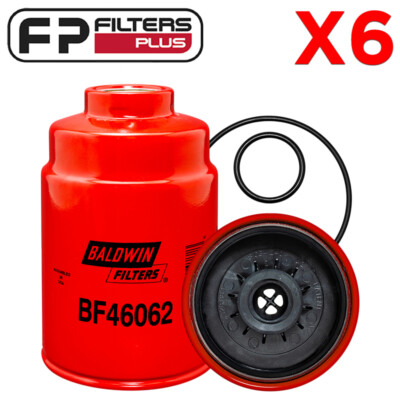 6 x BF46062 Baldwin Fuel Filter Fits Silverado 6.6L - 12633243, FS20002 ...