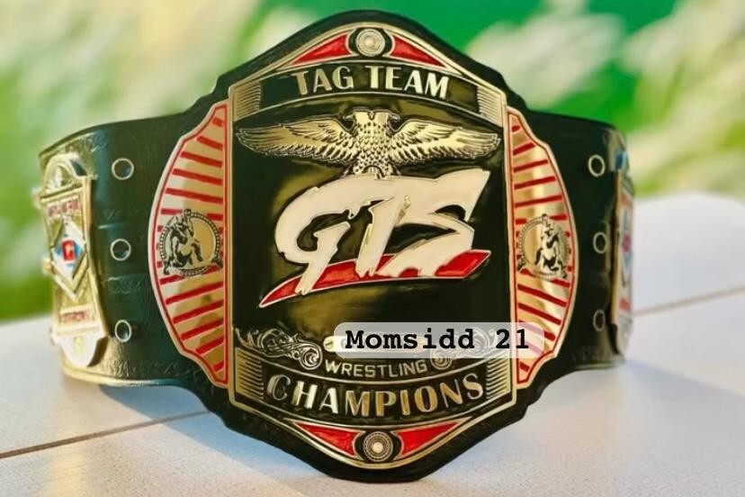 Custom GTS Tag Team Wrestling Championship Belt Replica Adult size 2mm ...