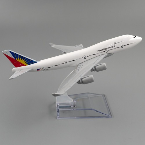 16cm Aircraft Boeing 747 Philippine Airlines Air Alloy Plane Model Toy ...