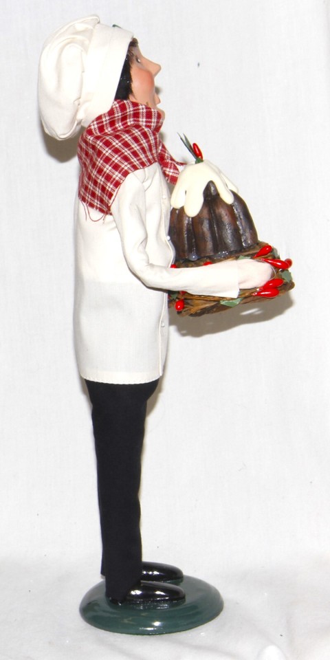 Byers Choice Chef with Plum Pudding Caroler - New 2024 - Free Priority ...