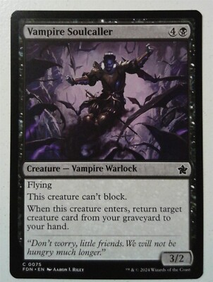 Vampire Soulcaller *Common* Magic MtG x1 Foundations | eBay