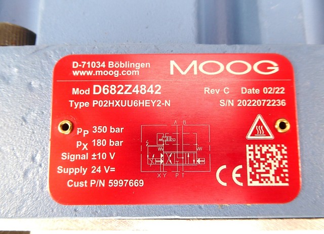MOOG D682Z4842 D633-7368 D820-2001 D-71034 Boblingen NO BOX for sale ...