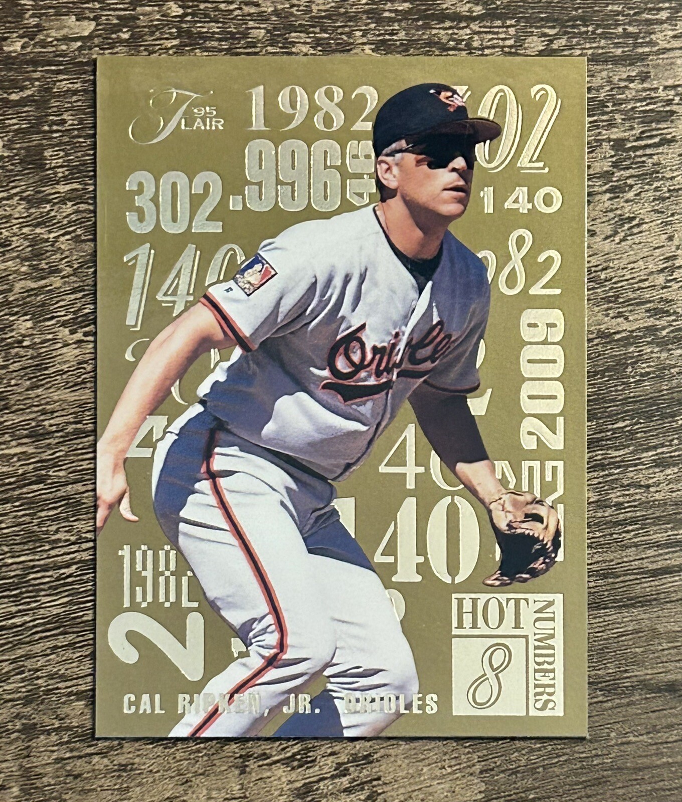 1995/95 Flair Hot Numbers Cal Ripken Jr. Orioles Insert #8 of 10 | eBay