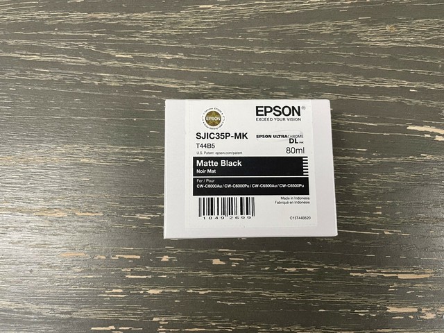 Epson Tmc6000 and Tmc6500 Consumables Sjic35p K Black Ink Cartridge for ...
