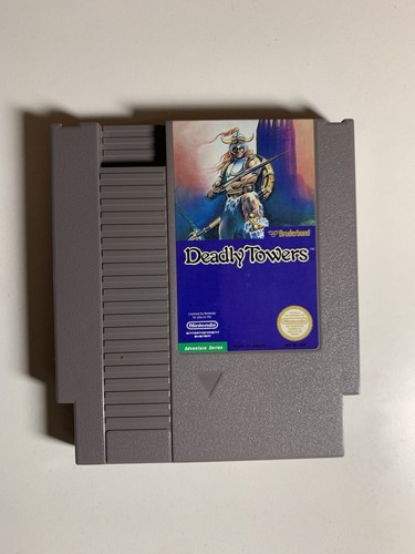 Deadly Towers (Nintendo NES, 1986) Loose Game Cartridge Only Tested | eBay