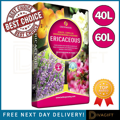ERICACEOUS COMPOST SOIL GROWMOOR RHODODENDRON AZALEA CONIFER HEATHER ...