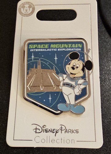 Disney Pin Mickey Mouse Space Mountain Intergalactic Exploration New ...